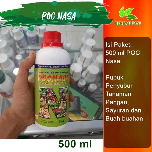 Jual Pupuk Poc Nasa Isi 500 cc , Pupuk Nasa, Pupuk Organik Cair, Pupuk ...
