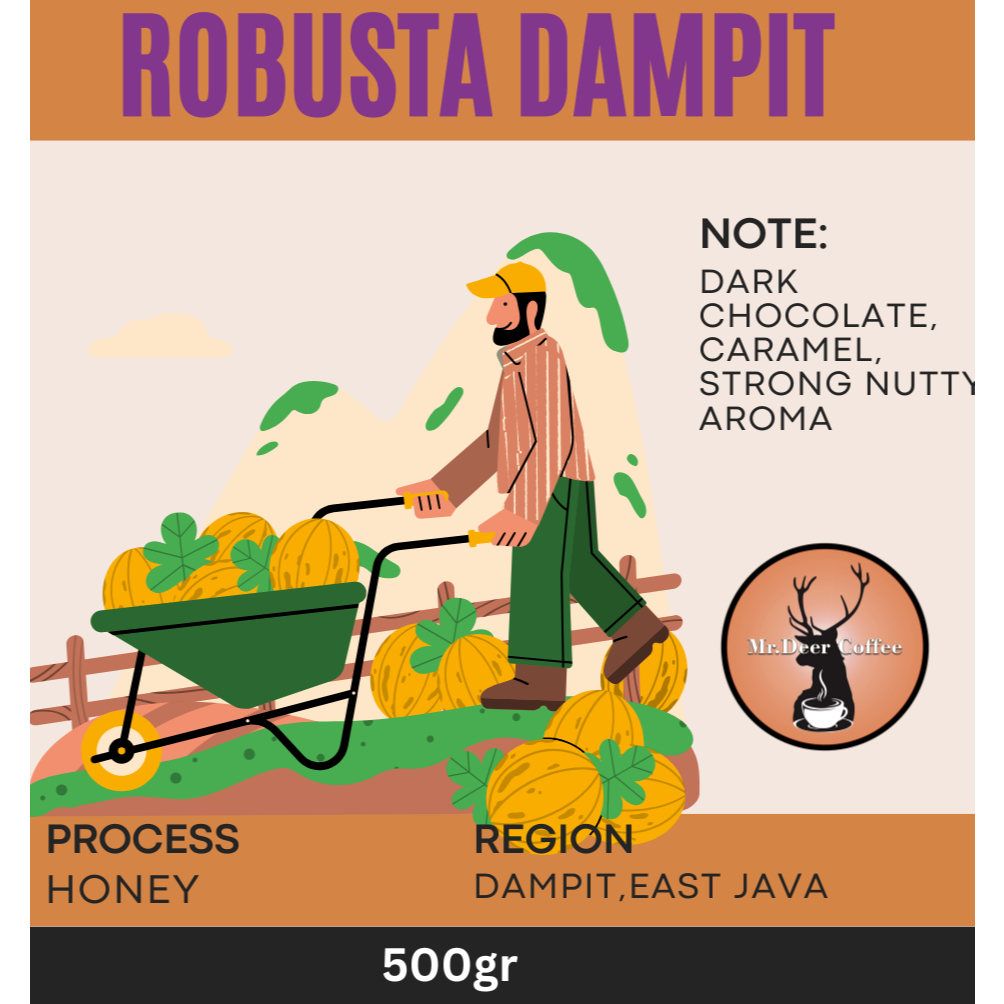 Jual Biji Kopi Bubuk Robusta Dampit (500 gr) Malang Jawa Timur Robusta ...