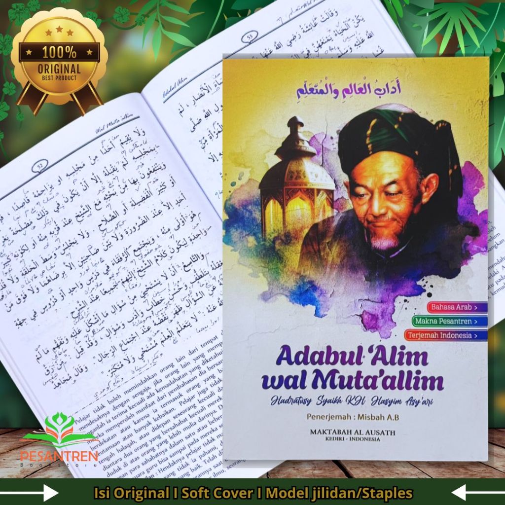 Jual Terjemah Kitab ADABUL ALIM wal MUTAALLIM - KH. Hasyim Asyari ...