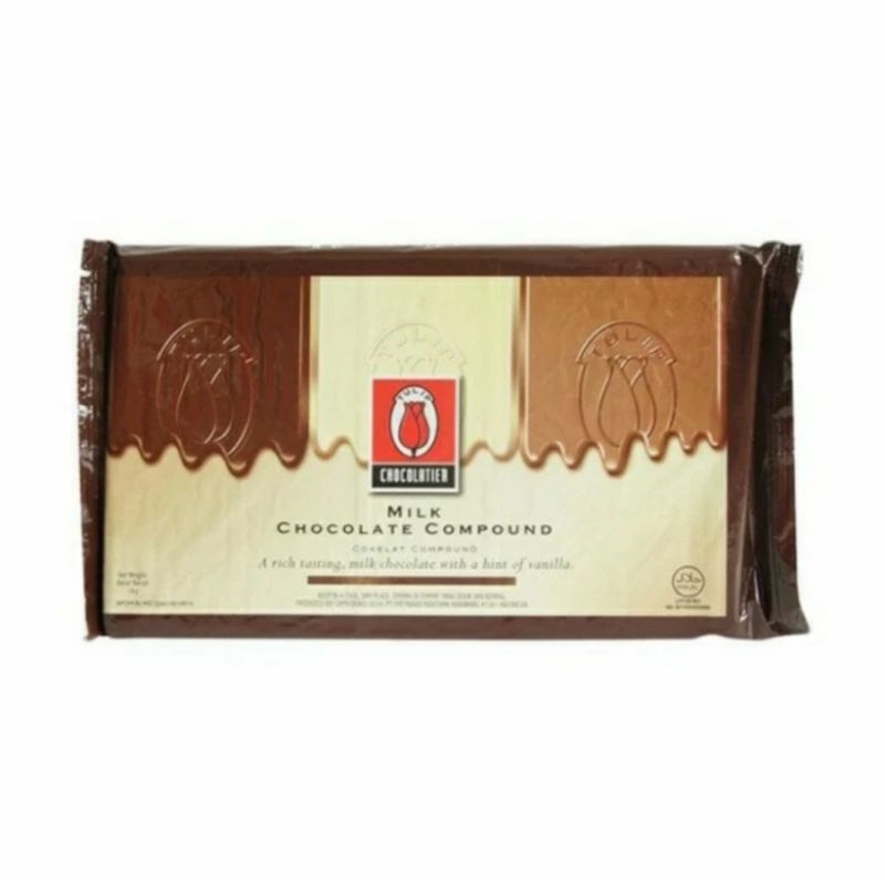 Jual Tulip Milk Chocolate Compound 1 kg / 1kg Coklat | Shopee Indonesia