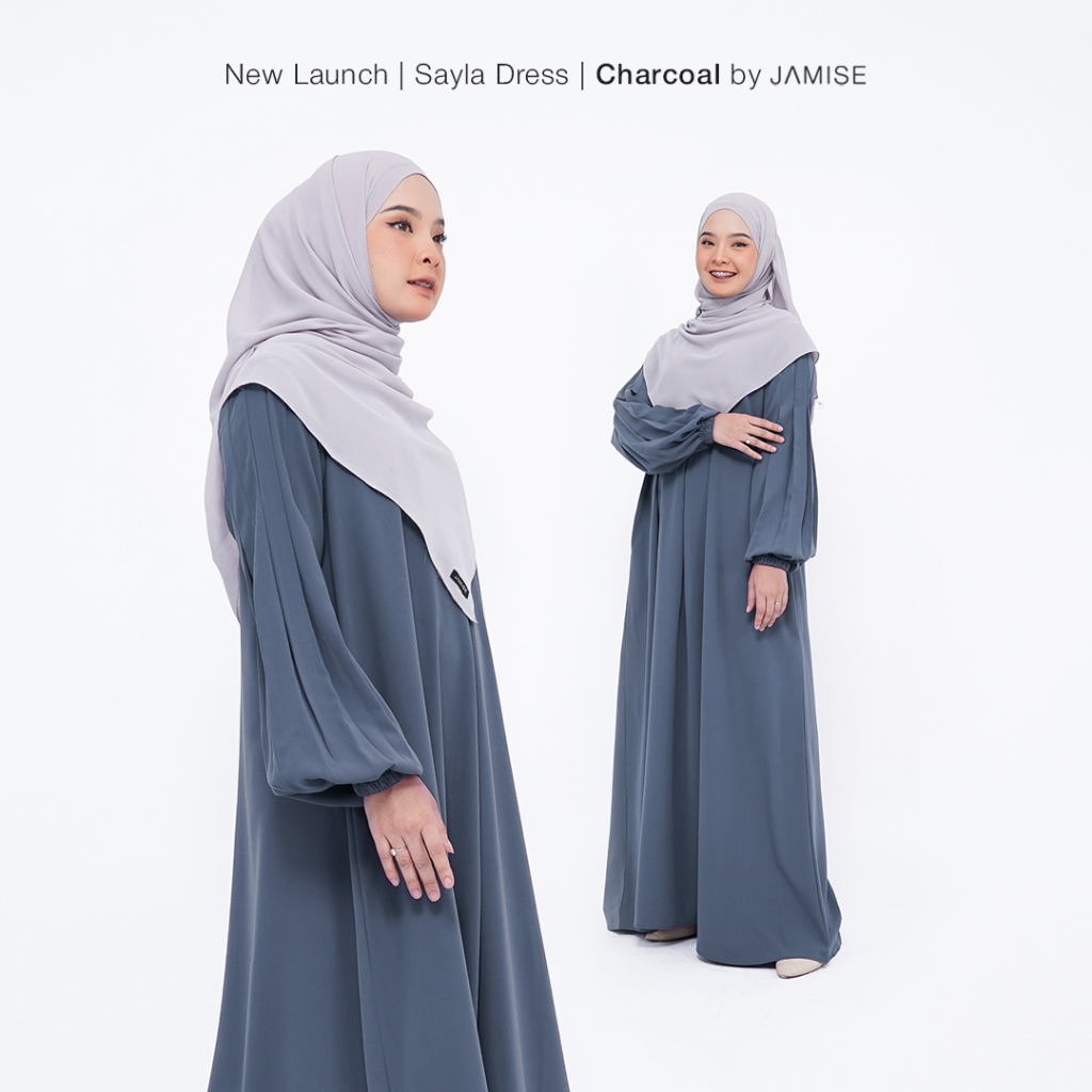 Jual JAMISE SYARI - Sayla Dress Gamis Wanita Muslimah Syari by Jamise ...