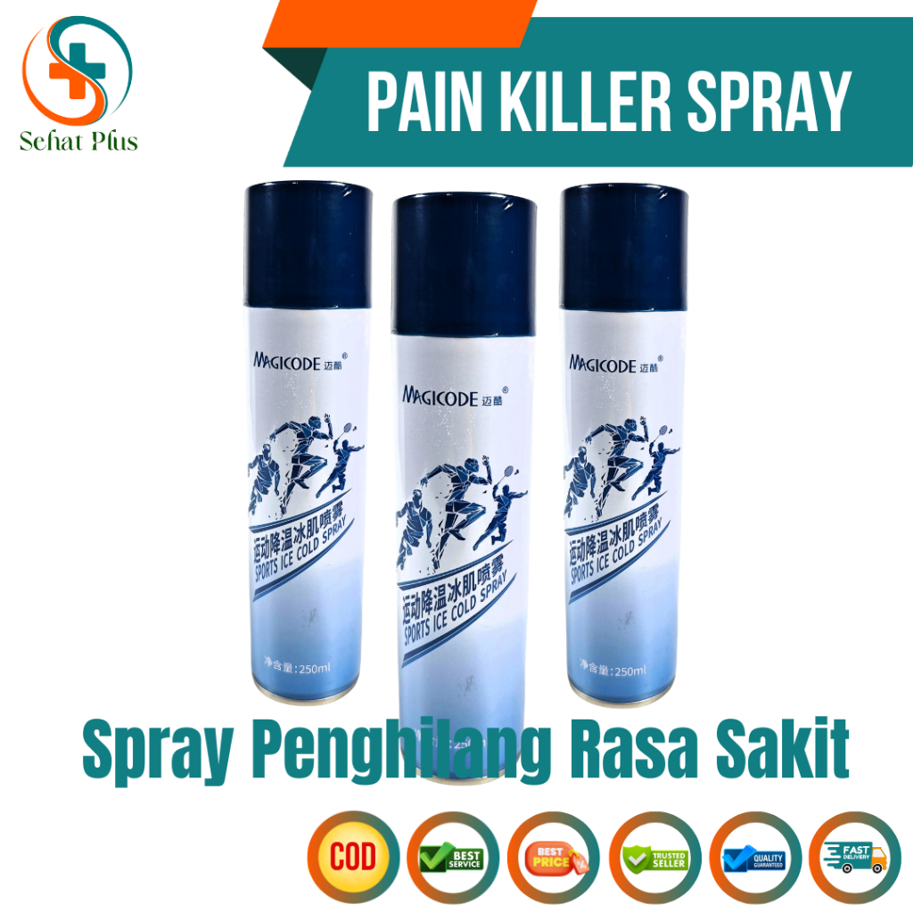 Jual Pain Killer Cooling Spray Painkiller Semprot Buat Otot Penghilang ...