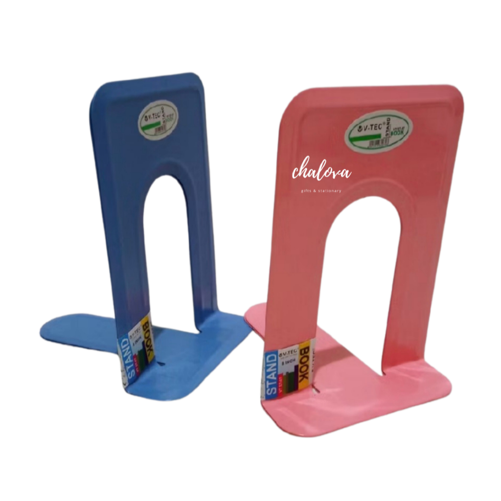 Jual [2 PCS] STAND BOOK V-TEC VT ST-065 6,5 INCH / PEMBATAS BUKU BESI ...