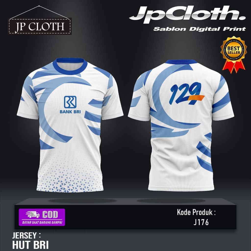 Jual jersey HUT BRI NEW 129 PREMIUM | Shopee Indonesia