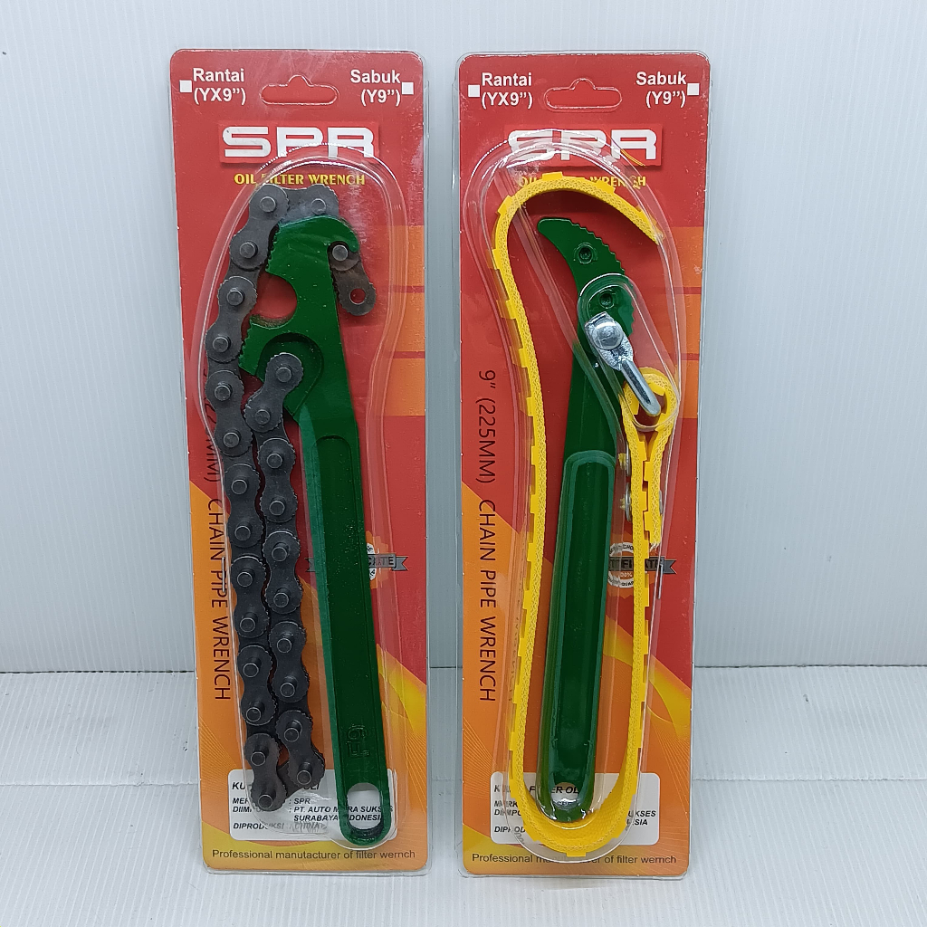 Jual Kunci Filter Oli Filter 9 inch Model Rantai & Sabuk Wrench Oil ...