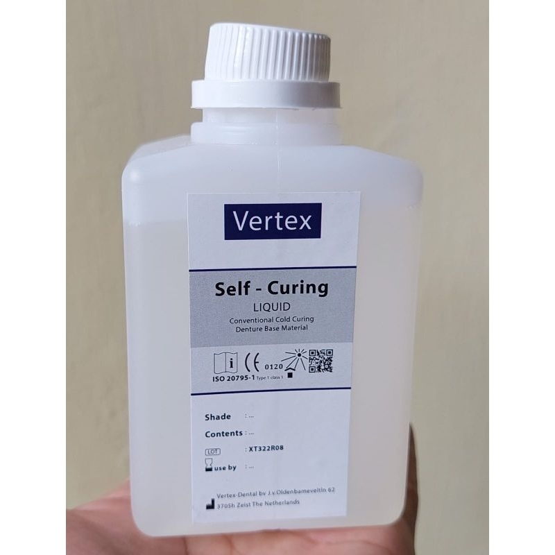 Jual 500ml Dental Lab Minyak Gigi Vertex Selfcure (SC) atau Heat Cure ...