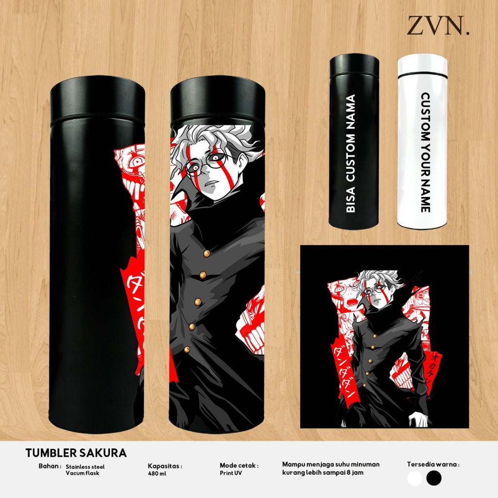 Jual CUSTOM BOTOL MINUM TUMBLER SAKURA ANIME DANDADAN _ ZVN | Shopee ...