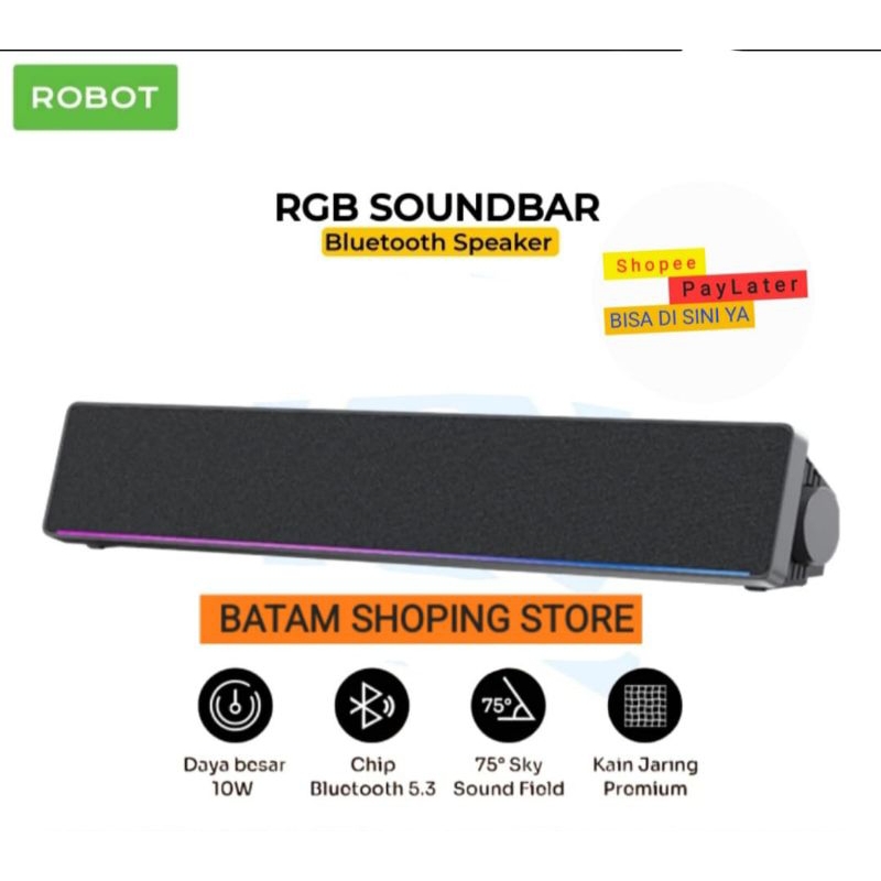 Jual SPEAKER SOUNDBAR ROBOT RB680 DOUBLE BASS RGB LIGHTSHOW SOUNDBAR ...