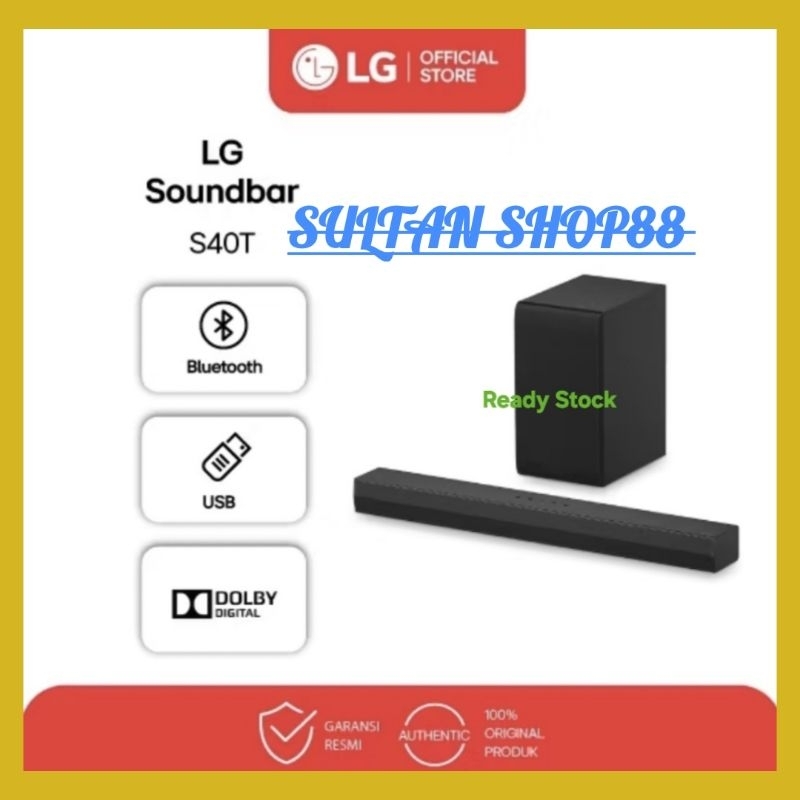 Jual LG SOUNDBAR S40T CHANNEL 2.1 DIGITAL DTS SURROUND AI SOUND PRO I ...