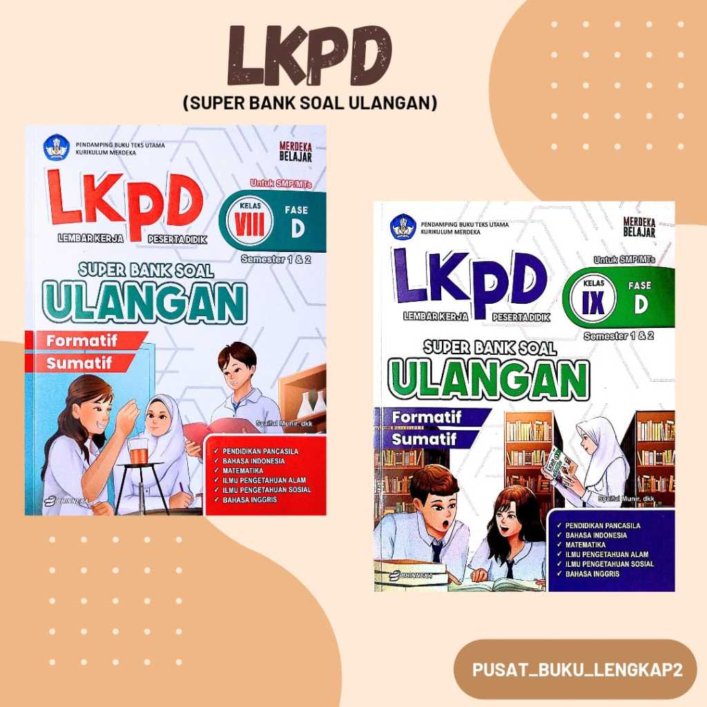 Jual BUKU SISWA LKPD (LEMBAR KERJA PESERTA DIDIK) SUPER BANK SOAL ...
