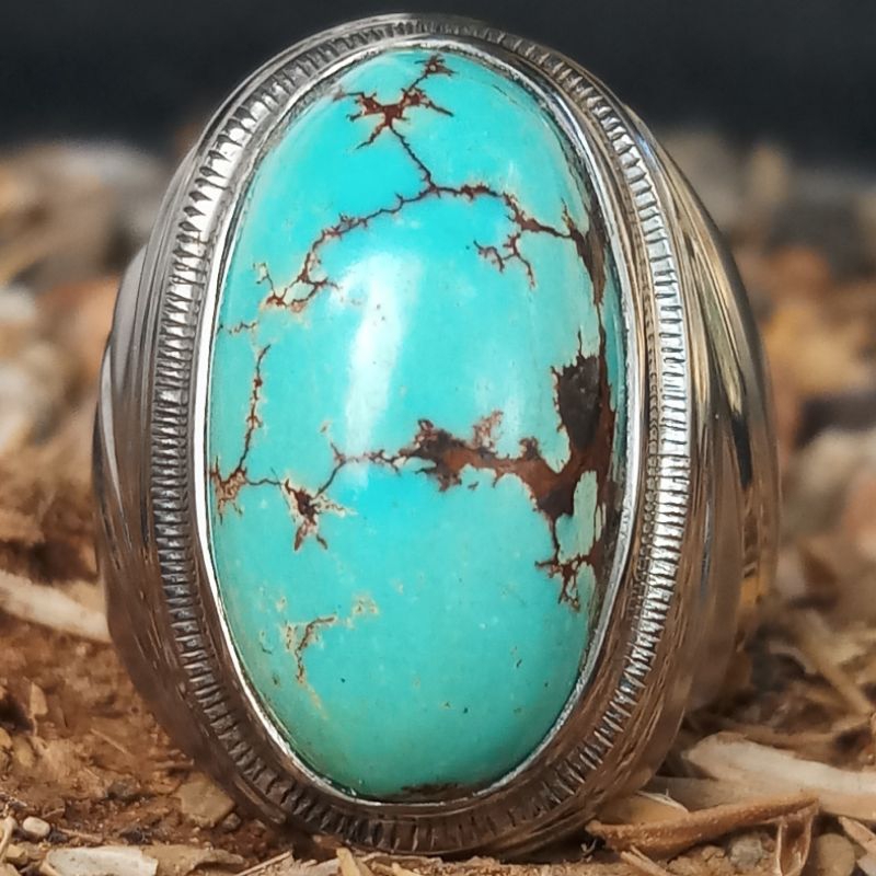 Jual Batu Akik Pirus Mesir Biru Telur Asin Antik Langka Bersertifikat ...