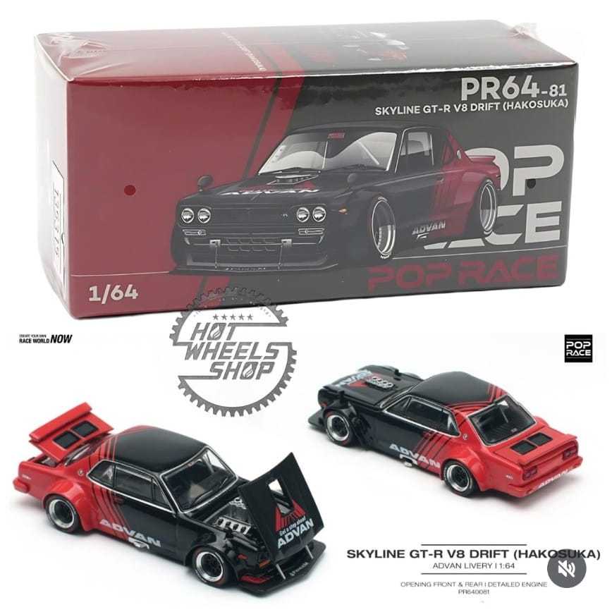 Jual POP RACE SKYLINE GT-R V8 DRIFT (HAKOSUKA) ADVAN LIVERY | Shopee Indonesia