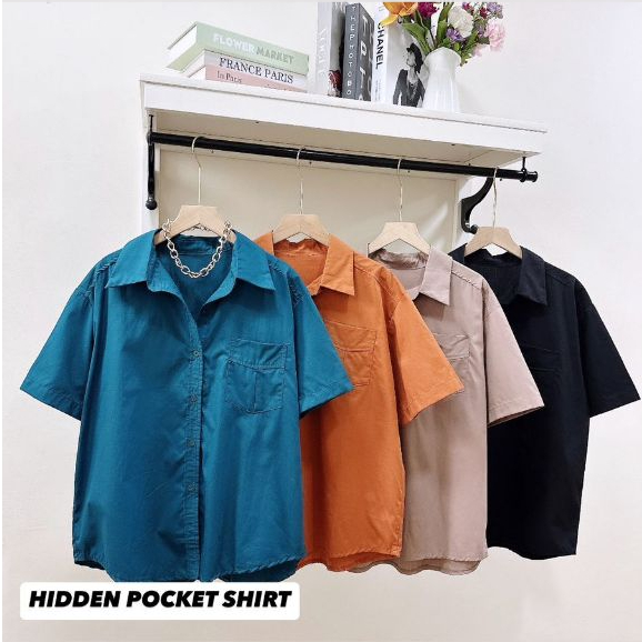 Jual HIDDEN POCKET SHIRT | Shopee Indonesia