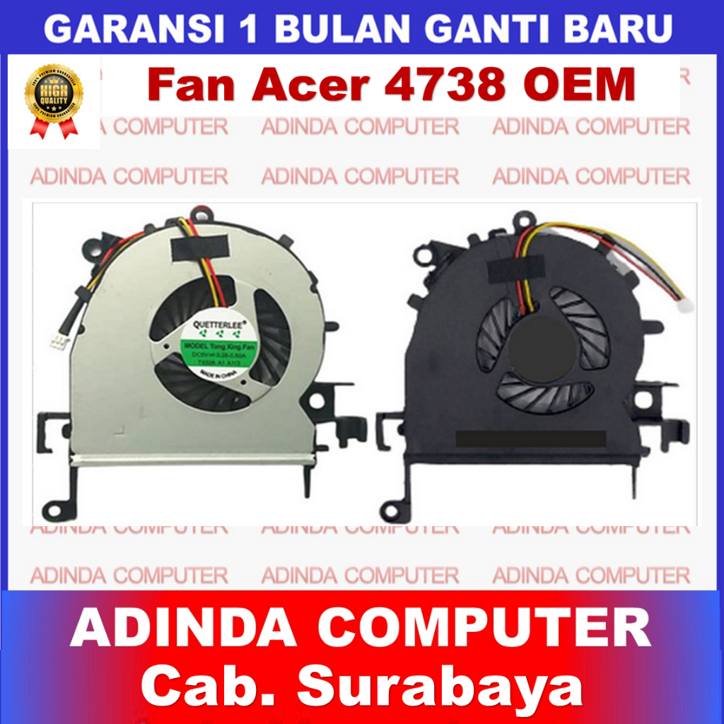 Jual Kipas Cooling Fan Acer Aspire 4738 4733z 4733 4738G 4738z | Shopee ...