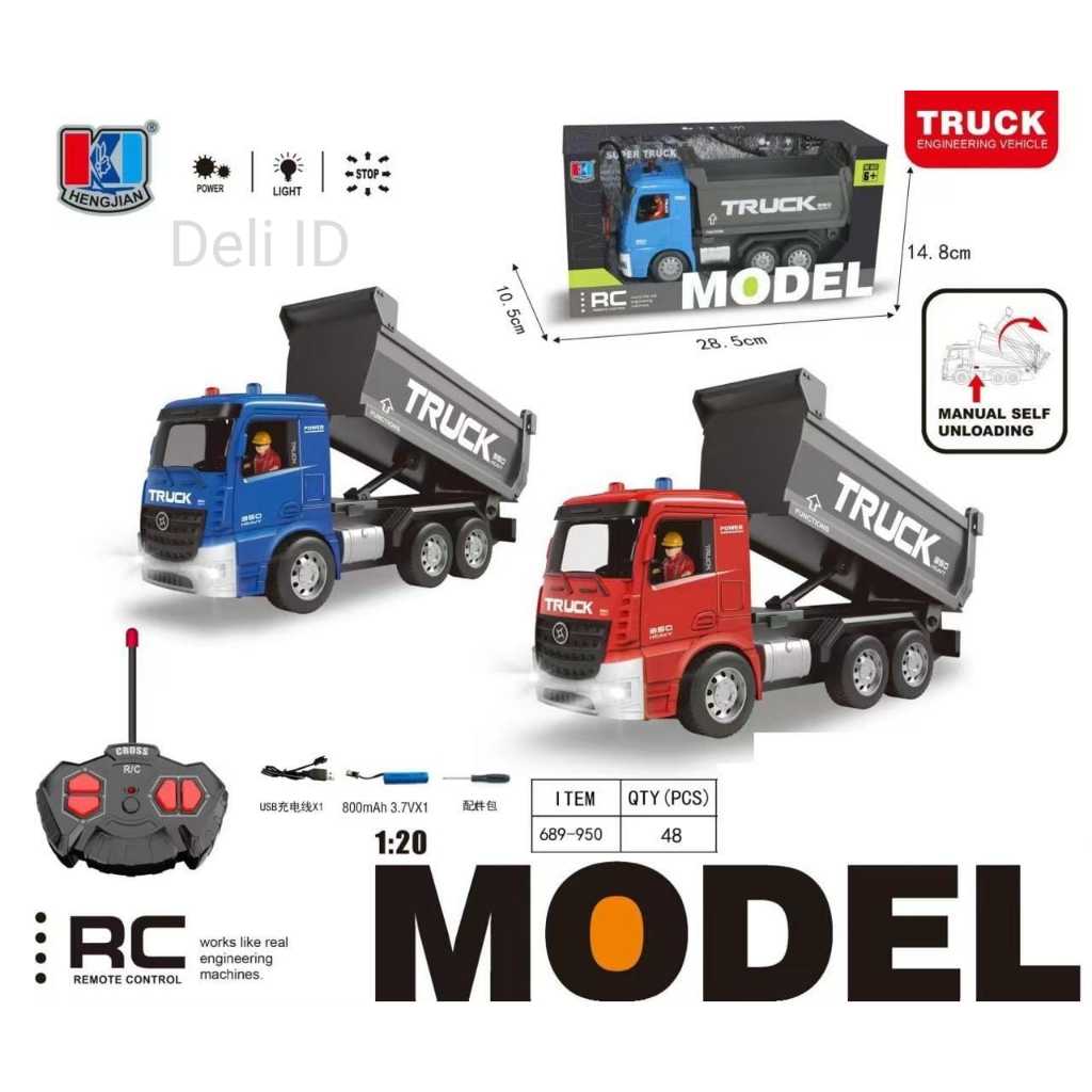 Jual Mainan Anak Kendaraan Mobil Remot Kontrol Remote Control Truk ...
