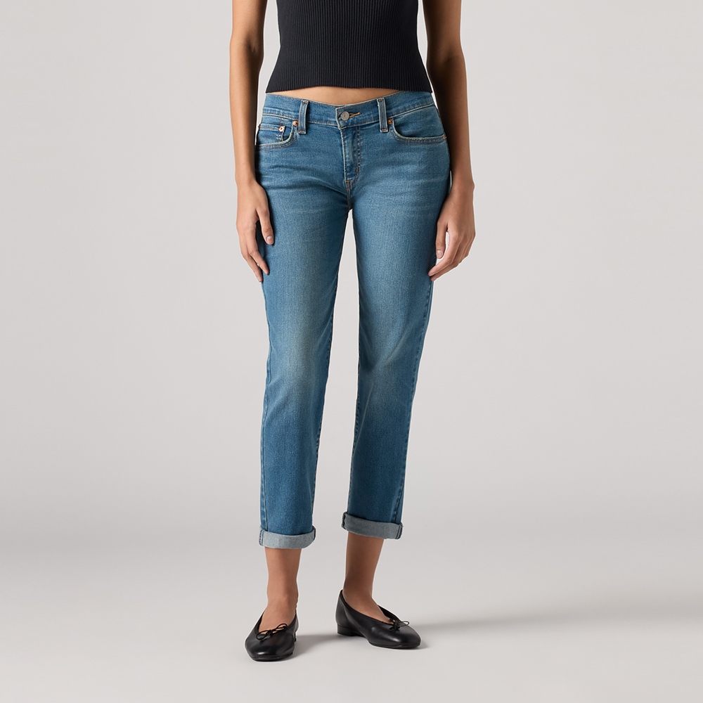 Jual Levi's® Women's Mid-Rise Boyfriend Jeans (19887-0381) | Shopee ...
