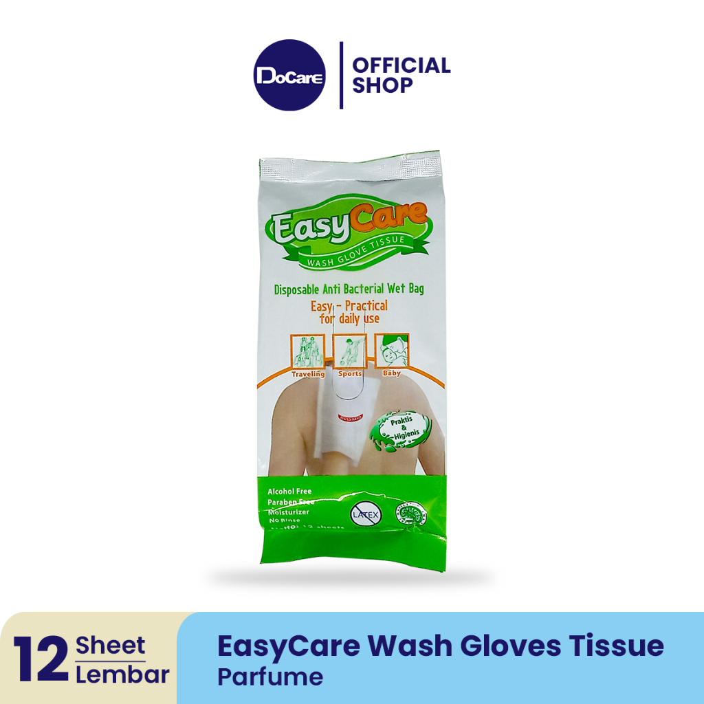Jual EasyCare Wash Gloves 12 Sheets Perfume / Washlap Non Alcohol ...