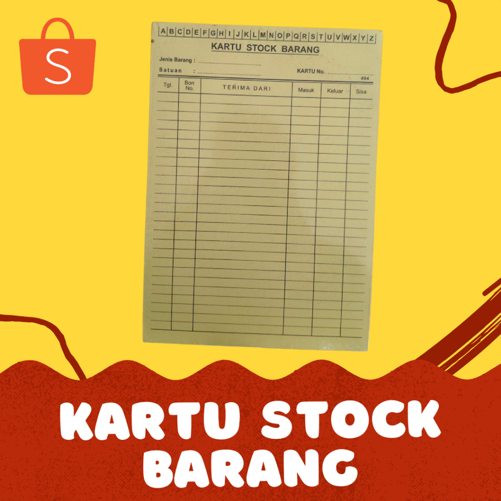 Jual Kartu Stok/Stock Barang Folio (F4) & Kwarto (A5) | Shopee Indonesia