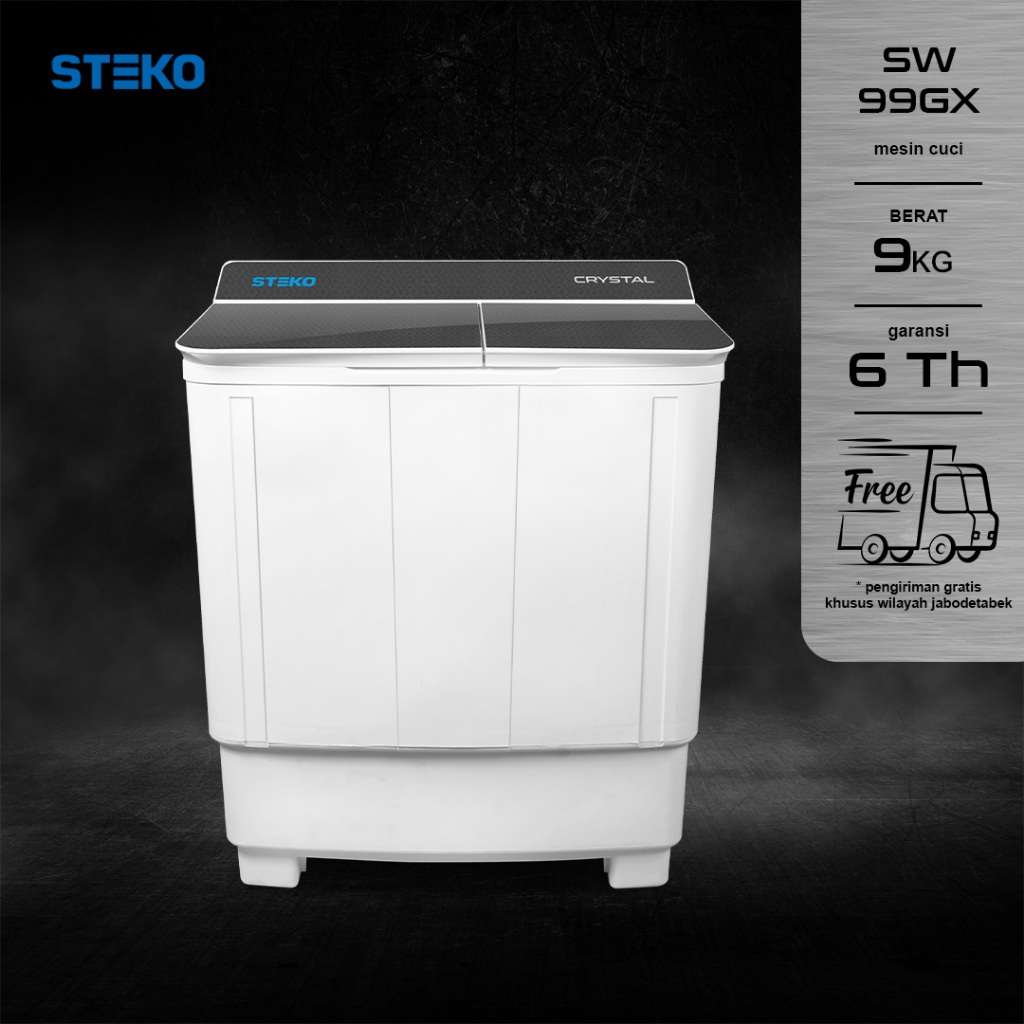 Jual MESIN CUCI STEKO SW 99 GX - MESIN CUCI 2 TABUNG 9 KG DENGAN TUTUP ...