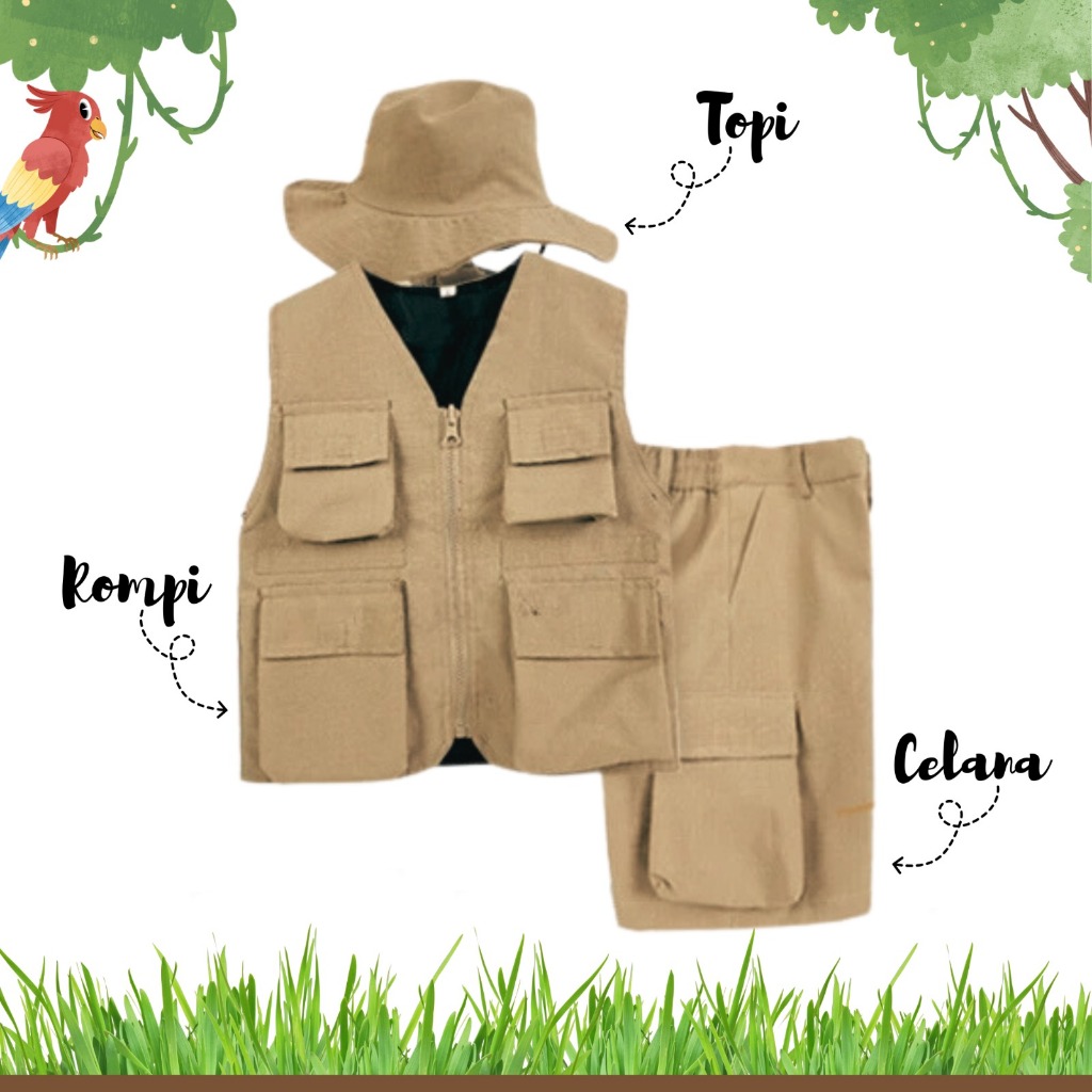 Jual SETELAN ROMPI SAFARI | Shopee Indonesia