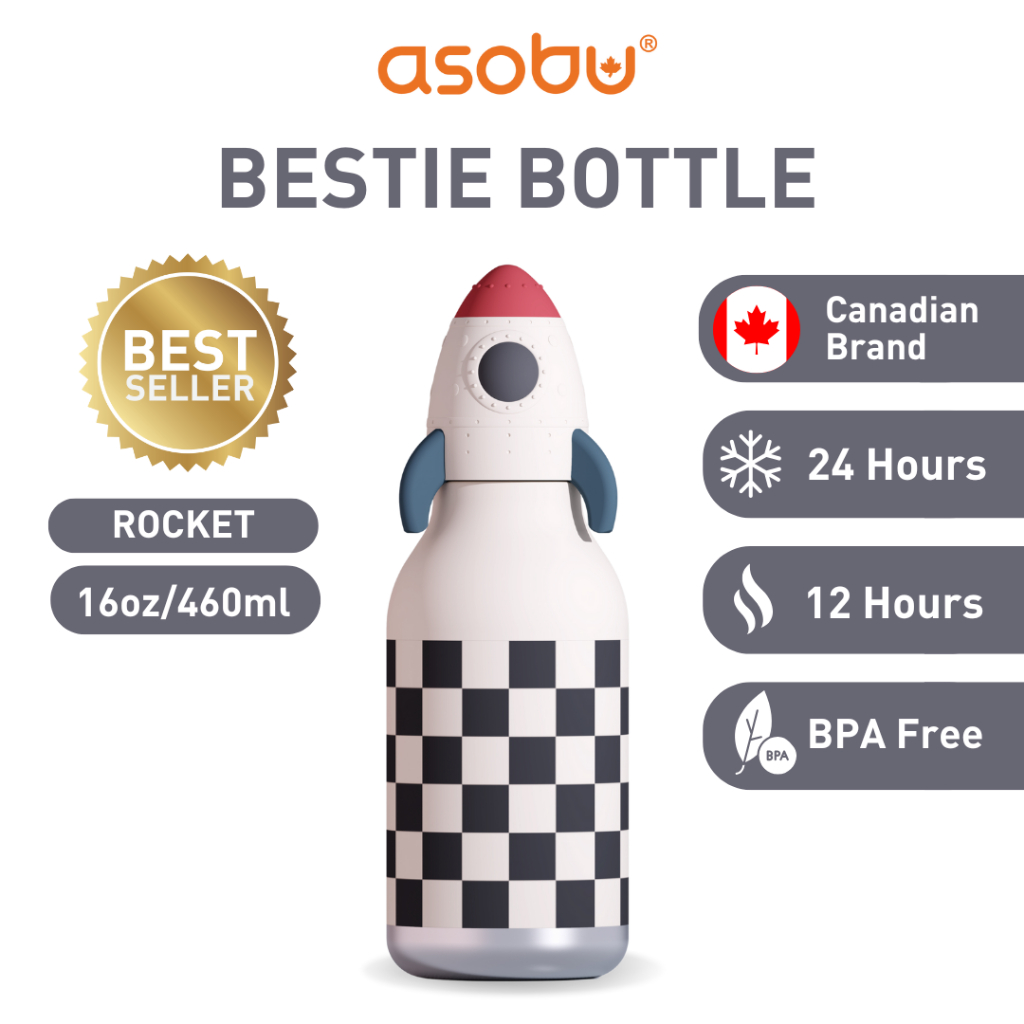 Jual ASOBU Bestie Bottle - Botol Minum / Tumbler / Termos Stainless Steel 460ML - Rocket ...