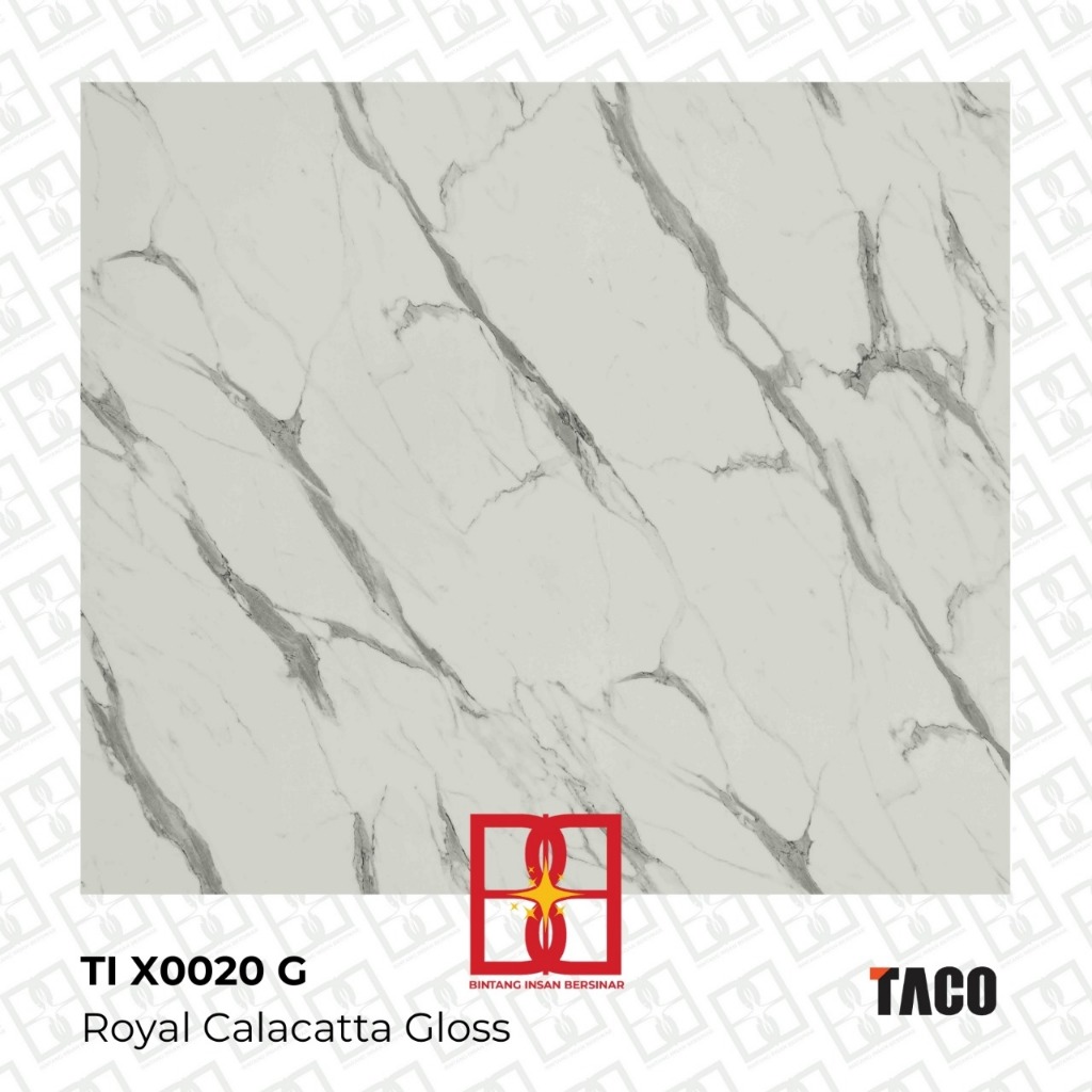 Jual TACO ULTIMATE HPL TI X0020 G (Royal Calacatta Gloss) | Shopee ...