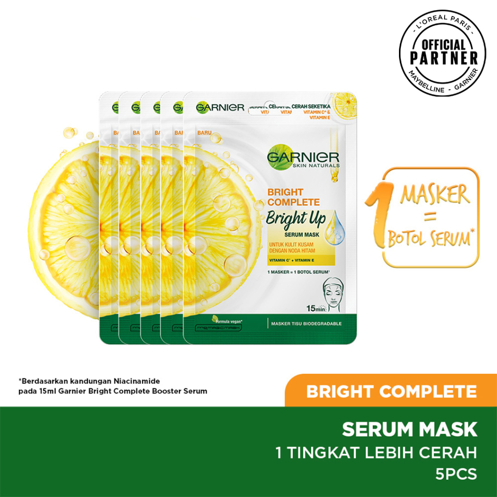 Jual GARNIER Serum Mask (Masker Tissue) | Shopee Indonesia