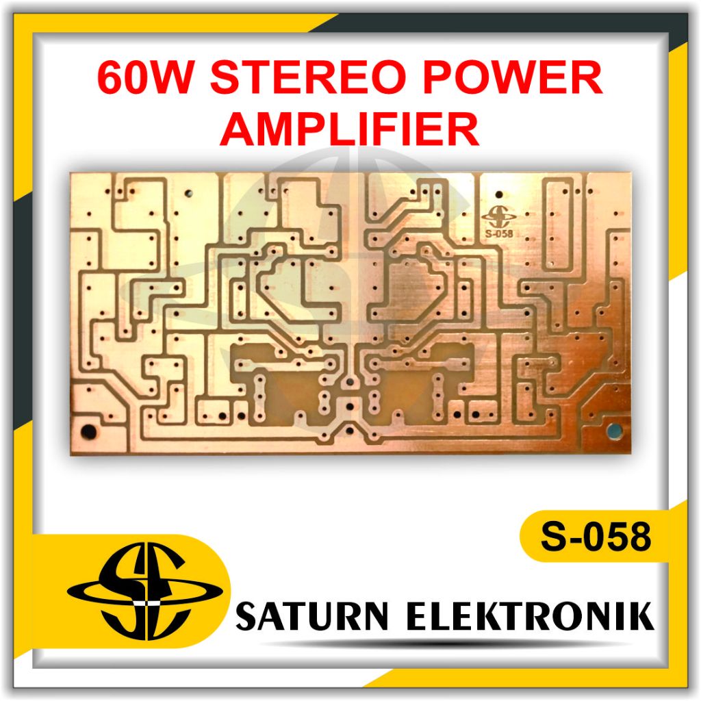Jual PCB Power Amplifier 60W Stereo S-058 | Shopee Indonesia