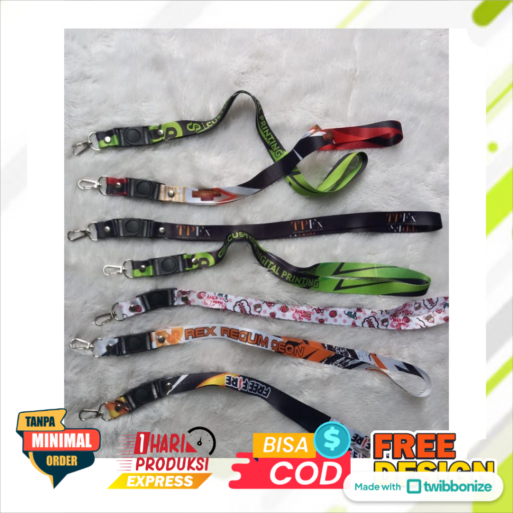 Jual TALI LANYARD CUSTOM GAMBAR ONE PIECE 2 SISI FULL PRINT GAMBAR ...