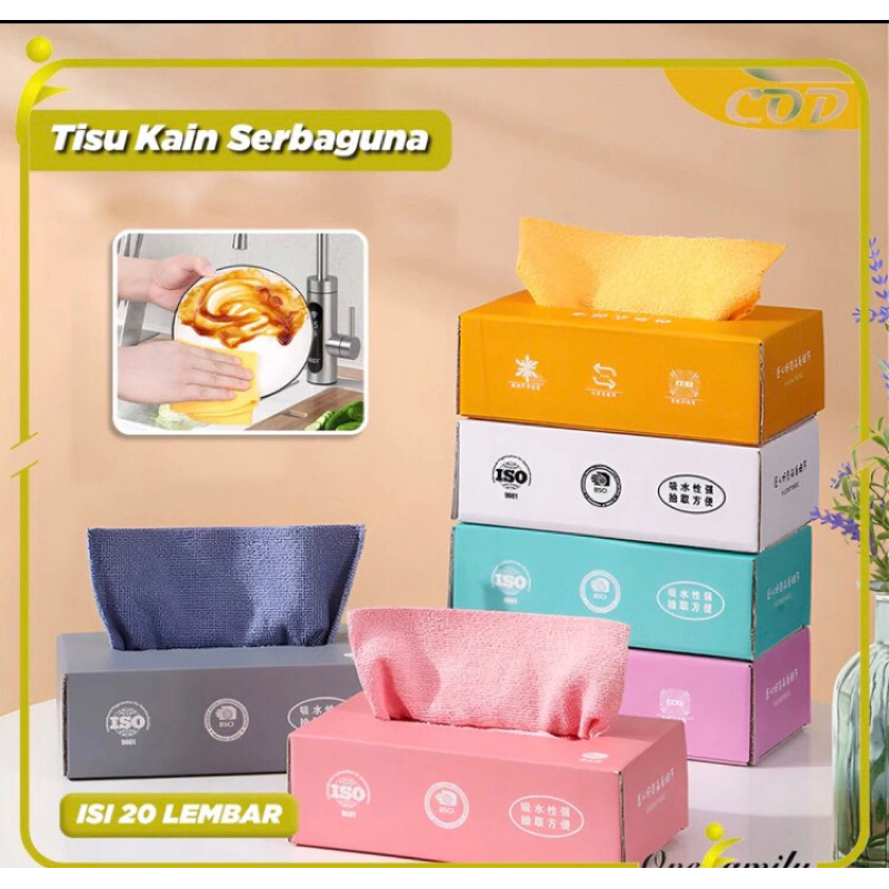Jual ONE-C1015 Tisu Kain Lap Serap Minyak Isi 20Lembar Pembersih Alat ...