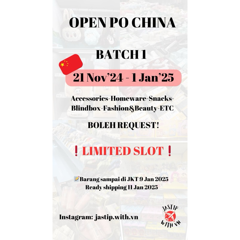 Jual Pelunasan PO Batch 1 | Shopee Indonesia