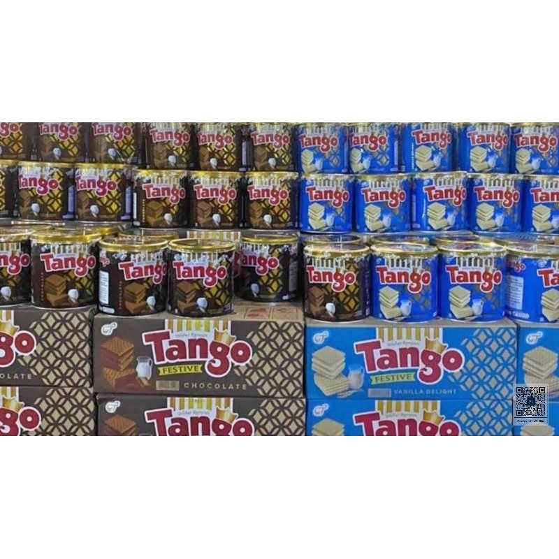 Jual Tango wafer chocolate & vanilla KLG 240g/karton isi 6 pcs | Shopee ...