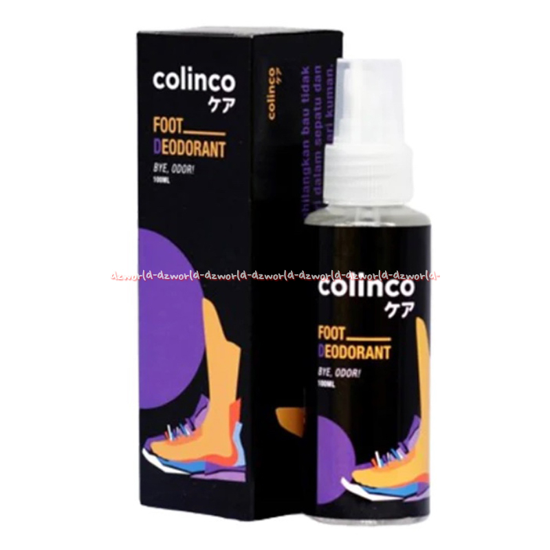 Jual Colinco 100ml Foot Deodorant Bye Odor Penghilang Bau Sepatu ...