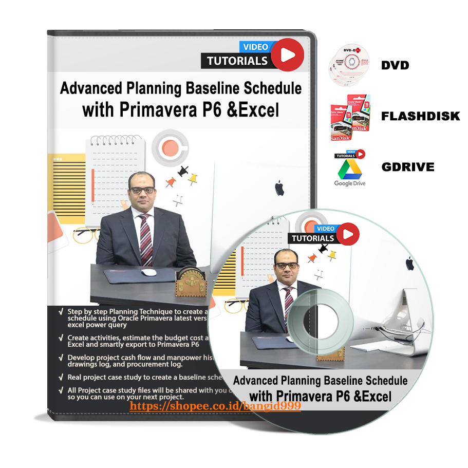 Jual VIDEO TUTORIAL Advanced Planning Baseline Schedule with Primavera ...