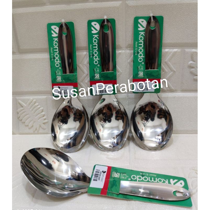 Jual Centong Nasi Stainless Tebal High Quality/Sendok Nasi Stainless ...