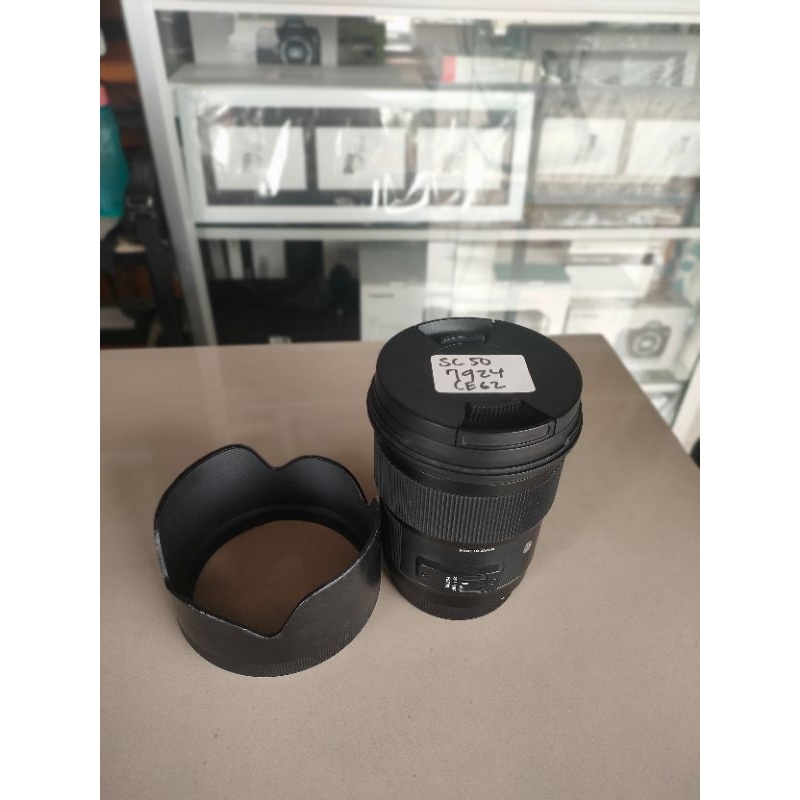 Jual sigma 50 mm f 1.4 for Canon noseri 7924 | Shopee Indonesia