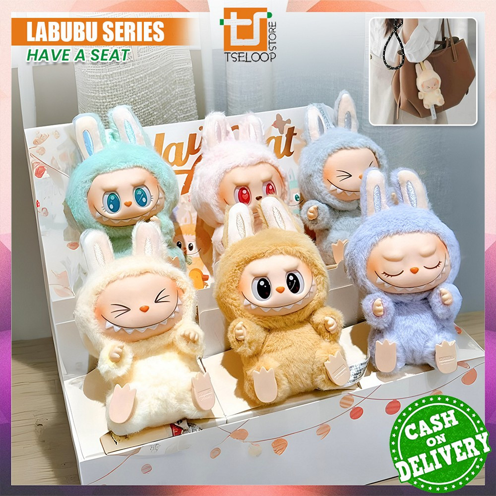 Jual OFM-C1221 Gantungan Kunci Labubu Have A Seat Bisa Duduk / Blind ...