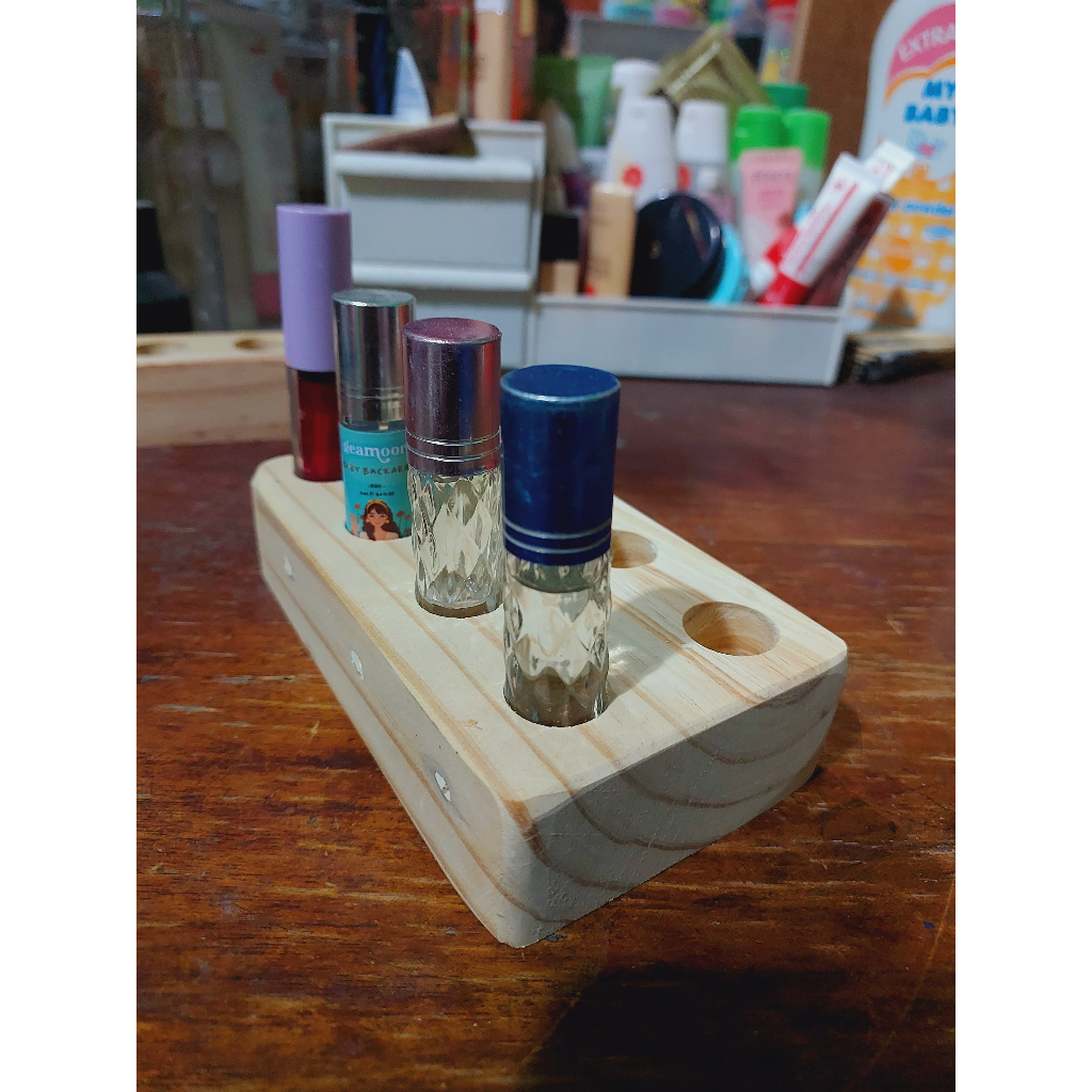 Jual Rak Oil Kayu Tebal 8 Lobang Tempat Penyimpanan Minyak Oil | Shopee ...