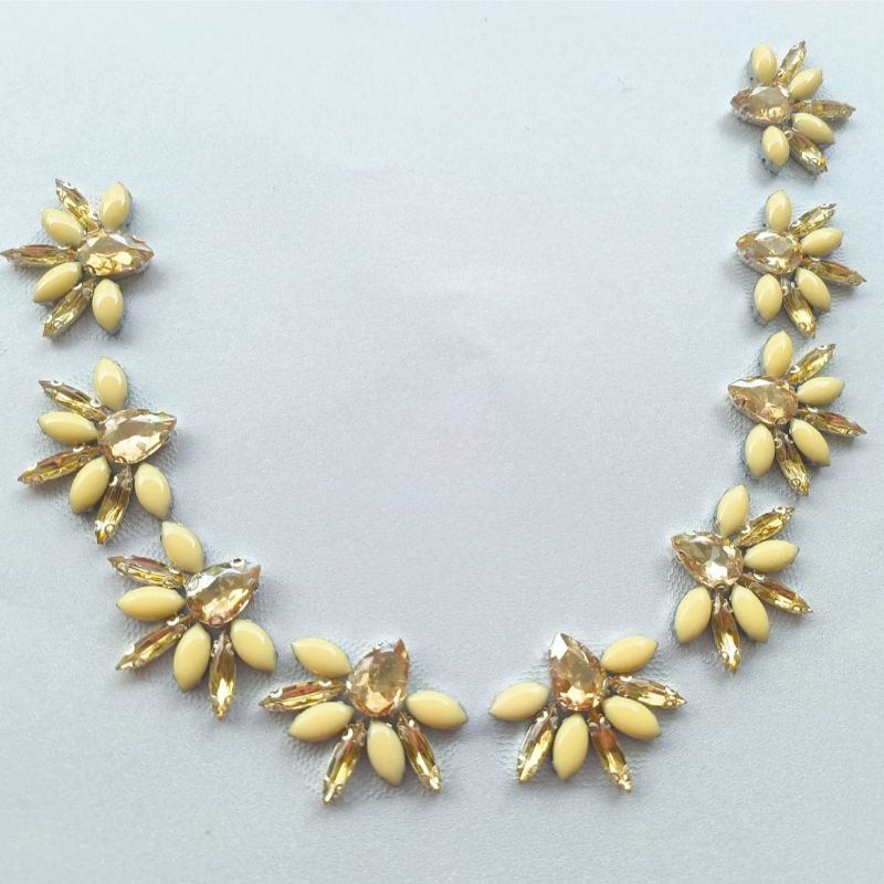 Jual PAYET RANGKAI BUNGA 3D OFF WHITE GOLD001 *HARGA SATUAN | Shopee ...