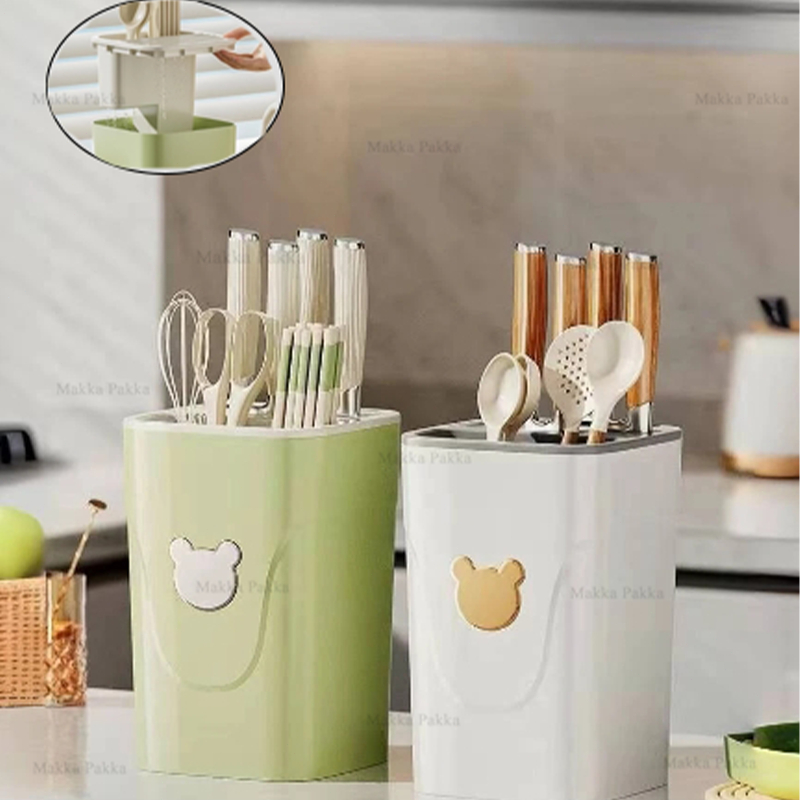 Jual Tempat Penyimpanan Pisau Dapur Multifungsi Stand/Sendok Sumpit ...