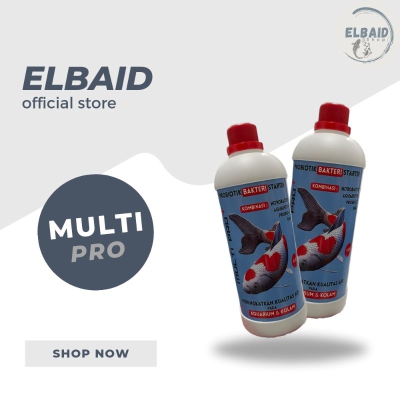 Jual Multi Pro plus Probiotik Bakteri Starter Kolam 1 Liter | Shopee ...