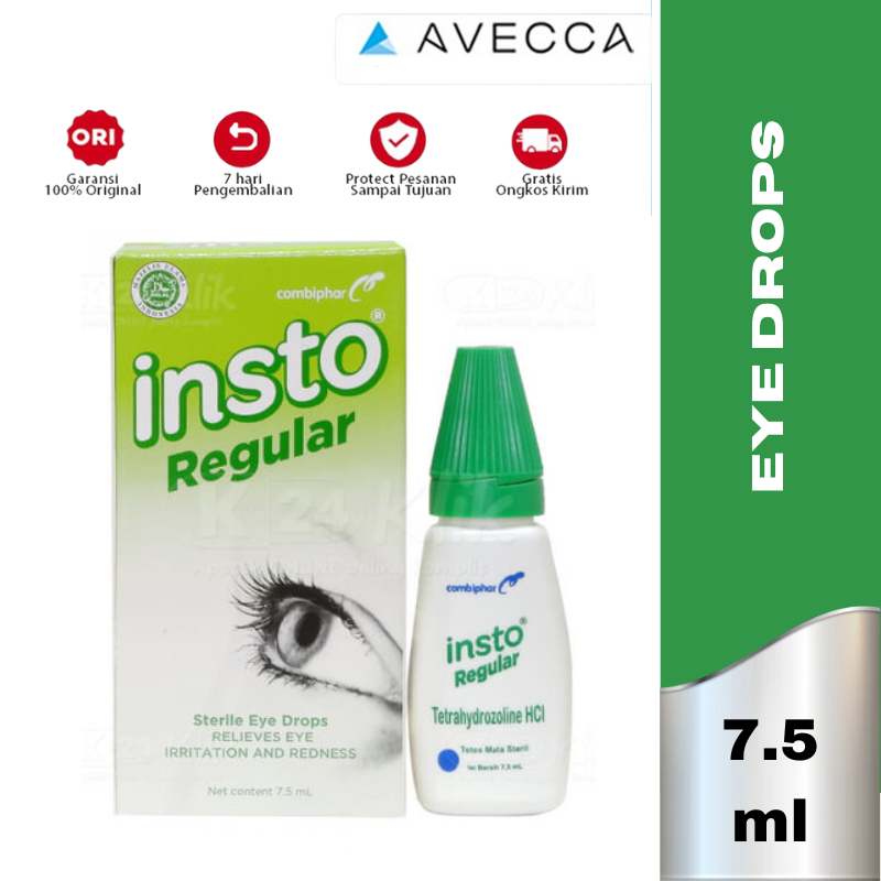 Jual Insto Reguler Eye Drops 7.5 ml / Tetes Mata / Mata Merah / Iritasi ...