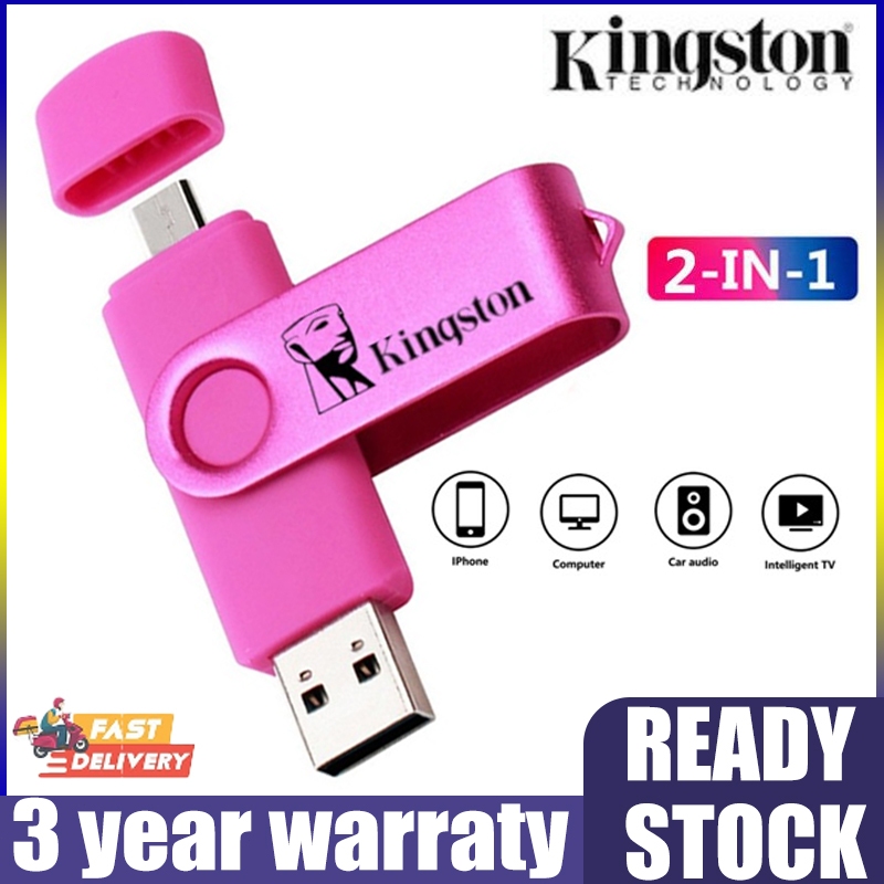 Jual Kingston FLASHDISK OTG TYPE C 2IN1 1TB/2TB FLASH DRIVE ULTRA DUAL ...