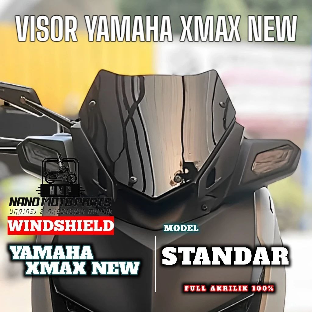 Jual Windshield Yamaha Xmax New 2023 2024 visor x max new 2023 Visor ...
