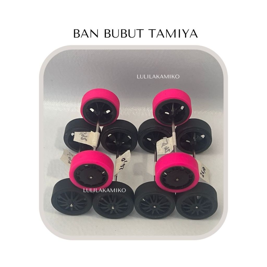 Jual Ban Bubut Tamiya Presisi Mini 4WD – Hard/Super Hard/Low Friction ...