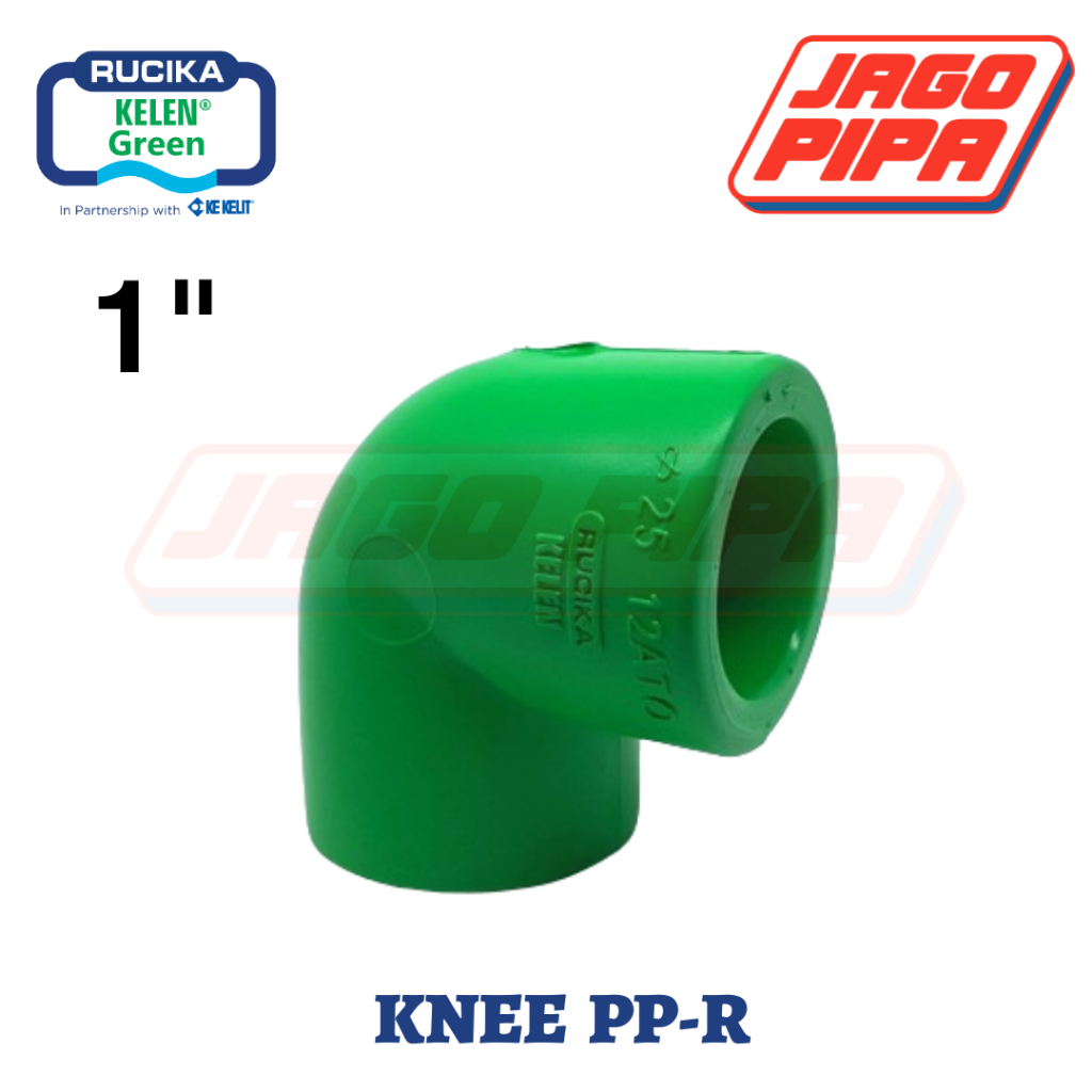 Jual Rucika PPR Elbow 1 Inch 32 mm Rucika Kelen Green Knee Knie Siku Air Panas 90 Derajat 1 ...