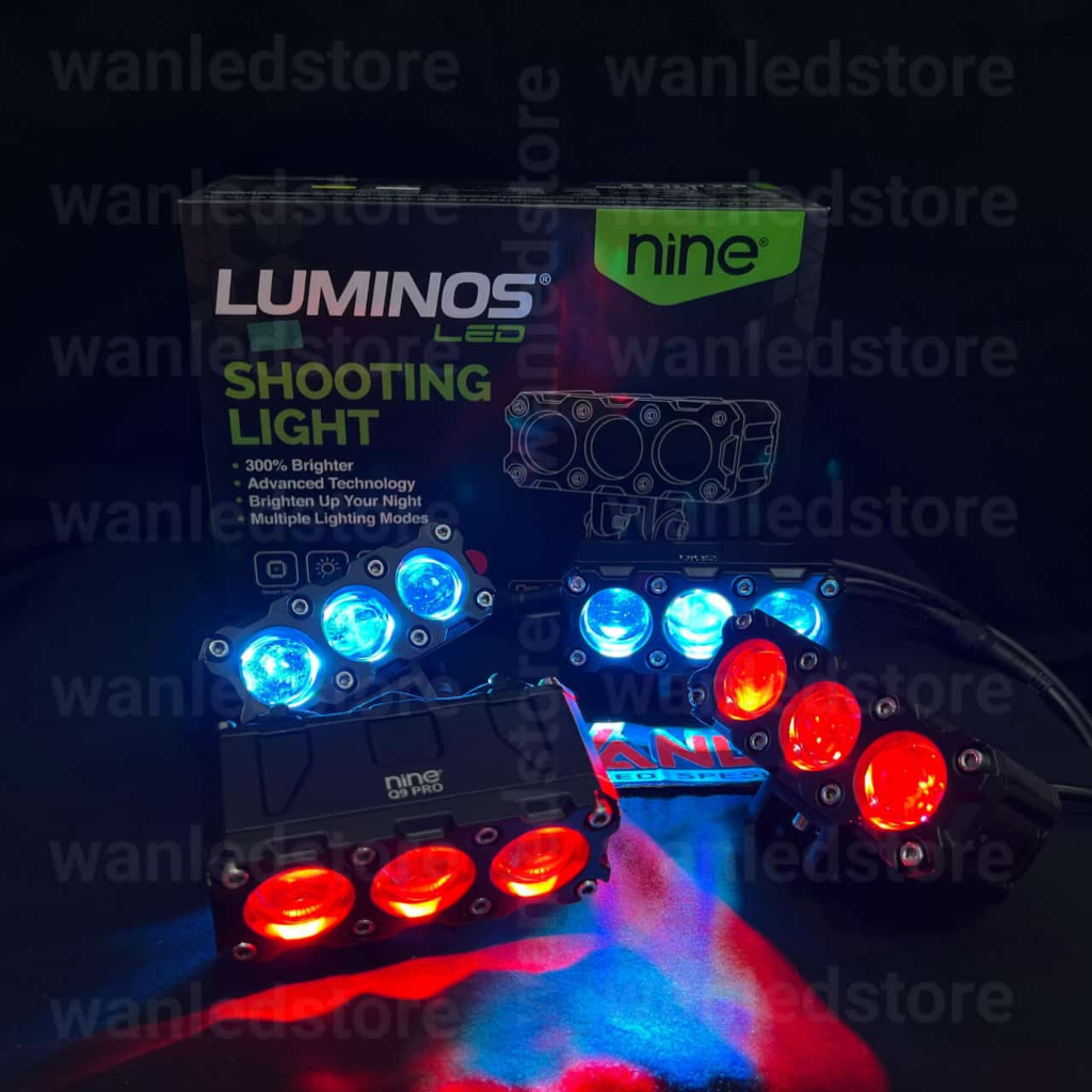 Jual LUMINOS LED Lampu Tembak 80W SQL 3 Mata Super Bright Shooting ...