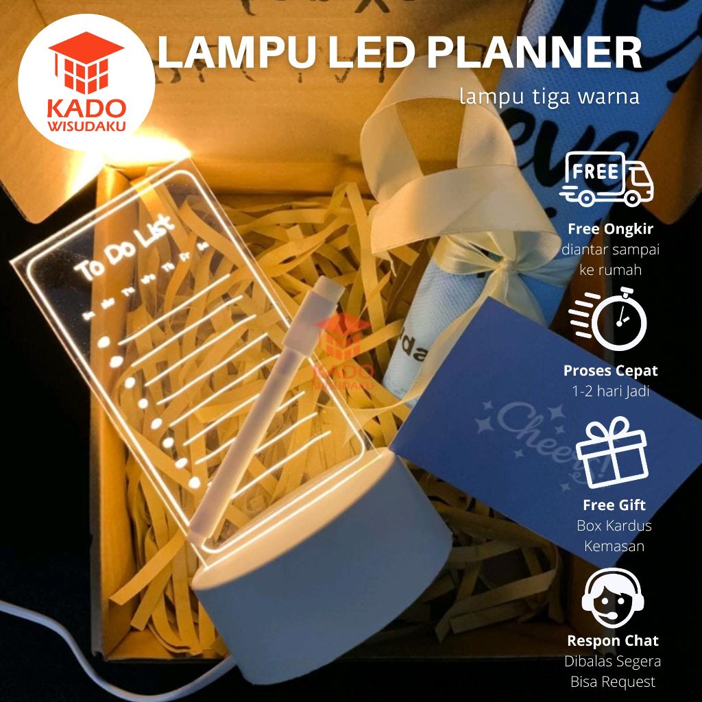 Jual Lampu LED Planner Custom | Shopee Indonesia