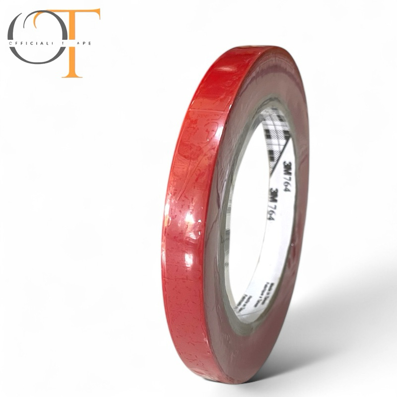 Jual Masking Tape vinyl 3M 764 - lakban lantai - 12mm x 33mtr merah | Shopee Indonesia
