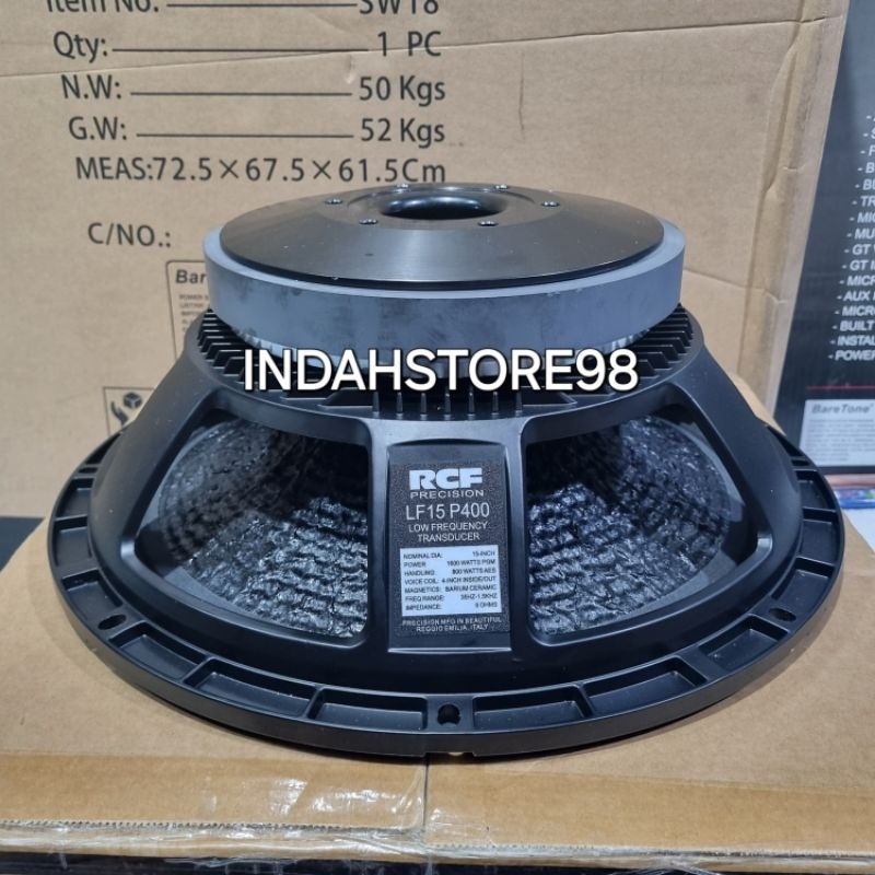 Jual Speaker Komponen 15 Inch RCF LF15P400 Double Cutting Speaker 15 ...